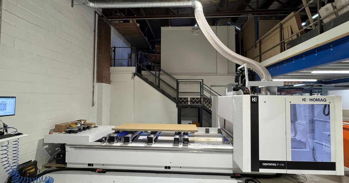 Customer back to full capacity thanks to HOMAG CENTATEQ P-110