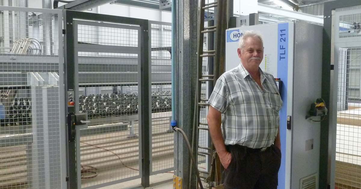 Automated Homag TLF storage system