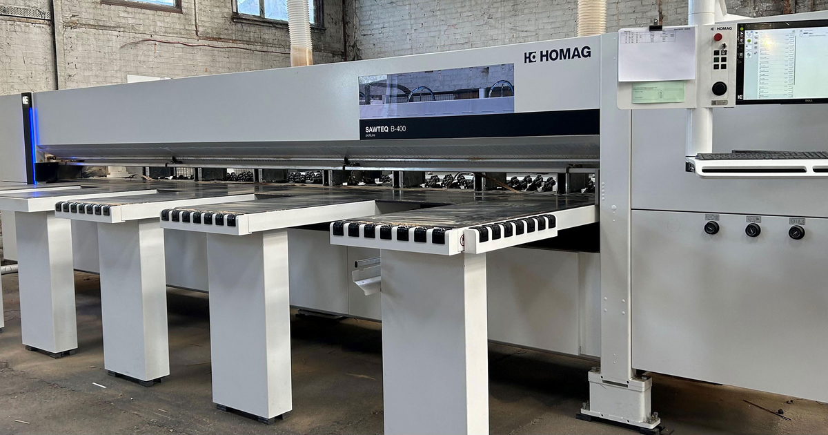 Universal Wood Products invests in HOMAG panel dividing, beam saw